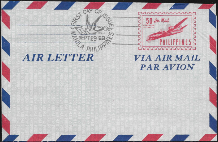 History of Philippine Aerogrammes - Phil-Philately